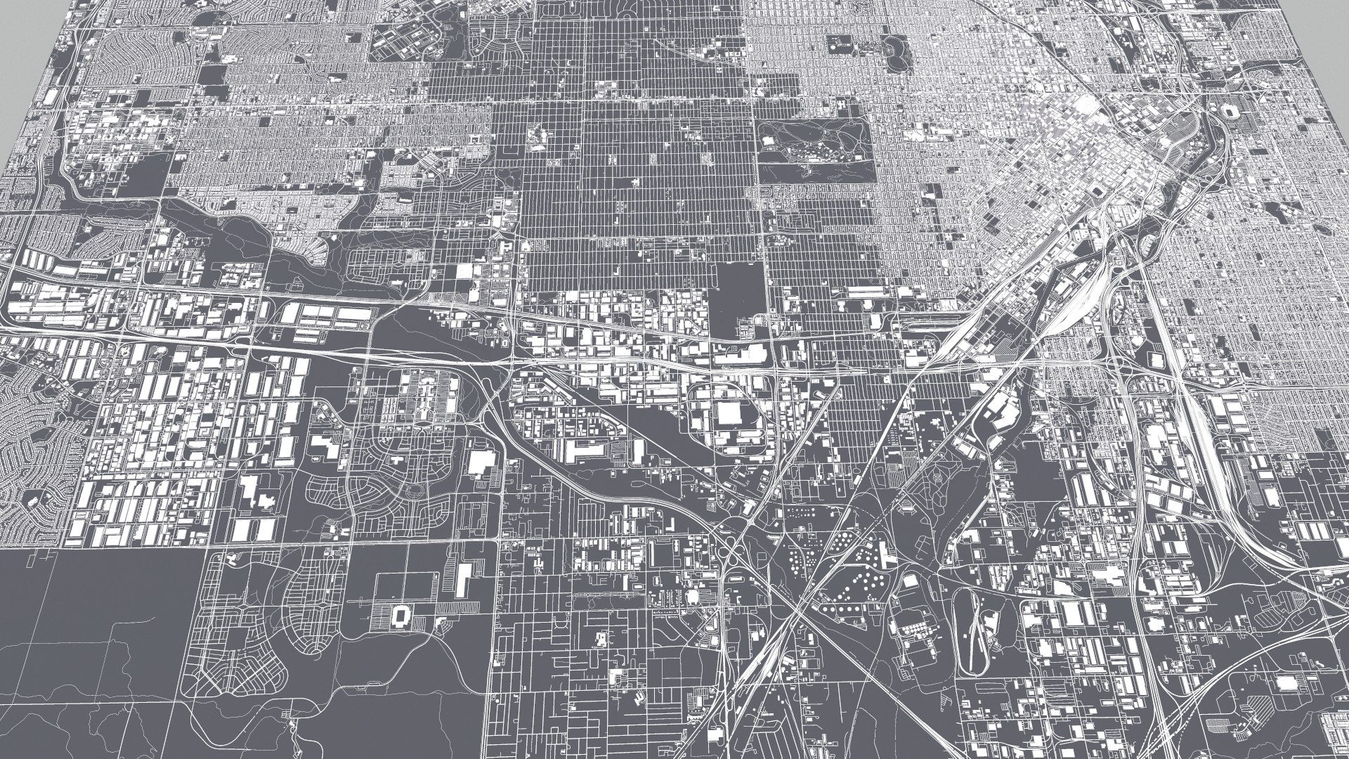 3D model Cityscape Denver USA - TurboSquid 2061558