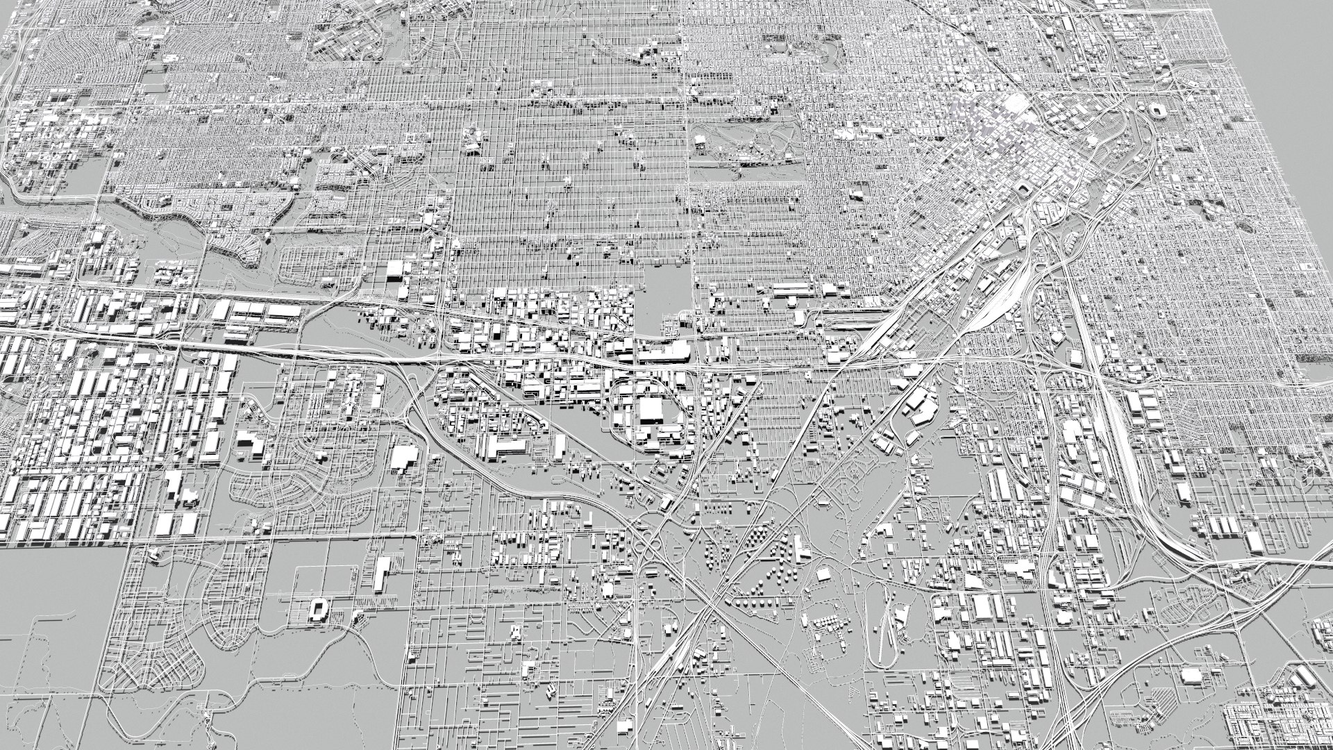 3D model Cityscape Denver USA - TurboSquid 2061558