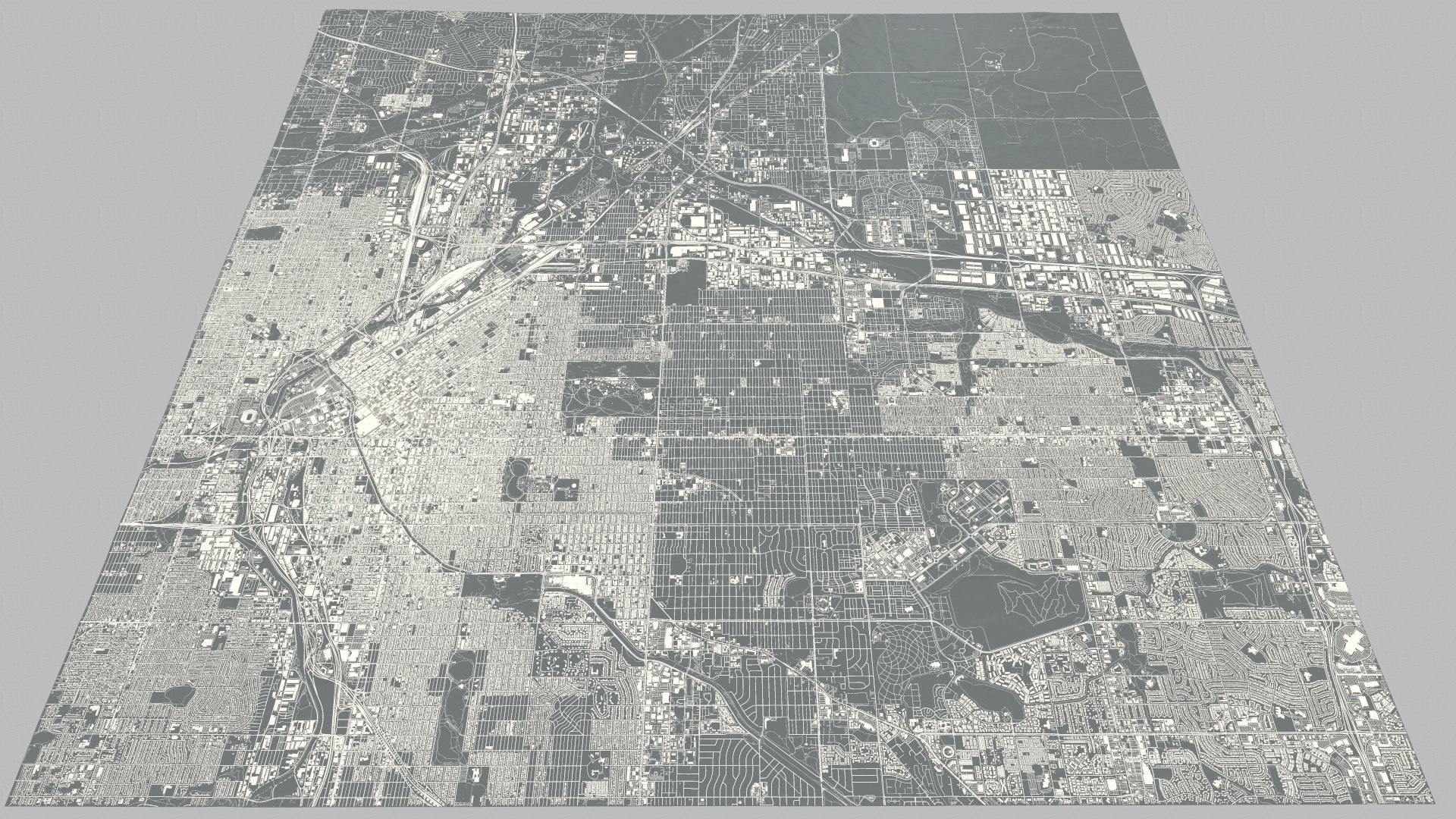 3D model Cityscape Denver USA - TurboSquid 2061558