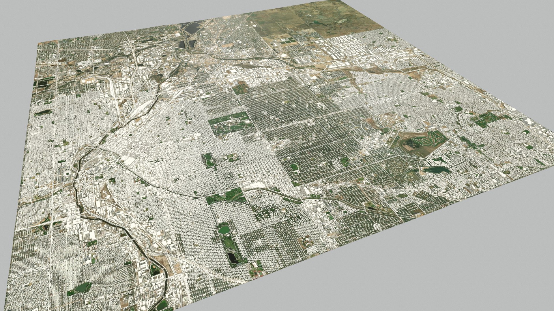 3D model Cityscape Denver USA - TurboSquid 2061558
