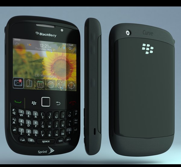 blackberry curve 8530 3d max