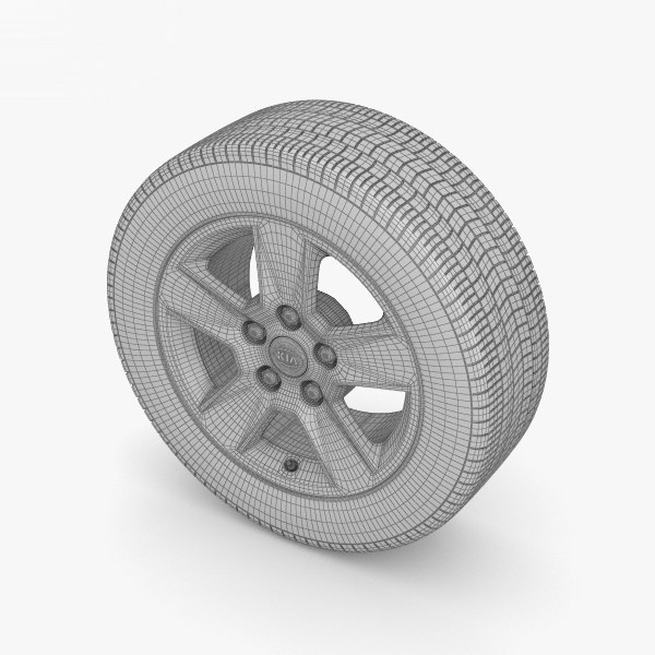 Kia rim 3D model - TurboSquid 1421842