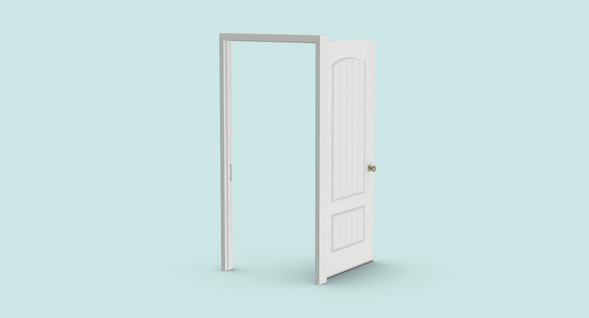 3D Exterior-doors---door-3-open Model - TurboSquid 1246605