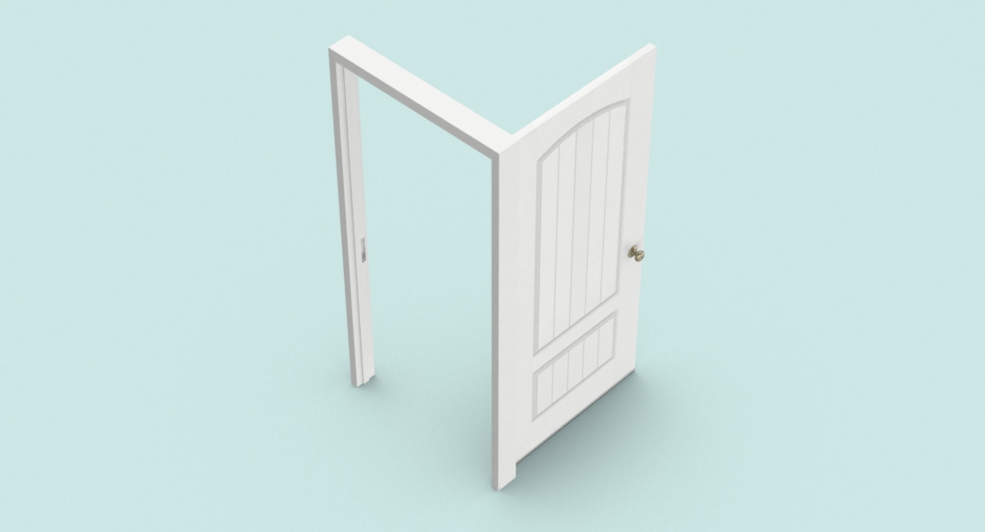 3D Exterior-doors---door-3-open Model - TurboSquid 1246605