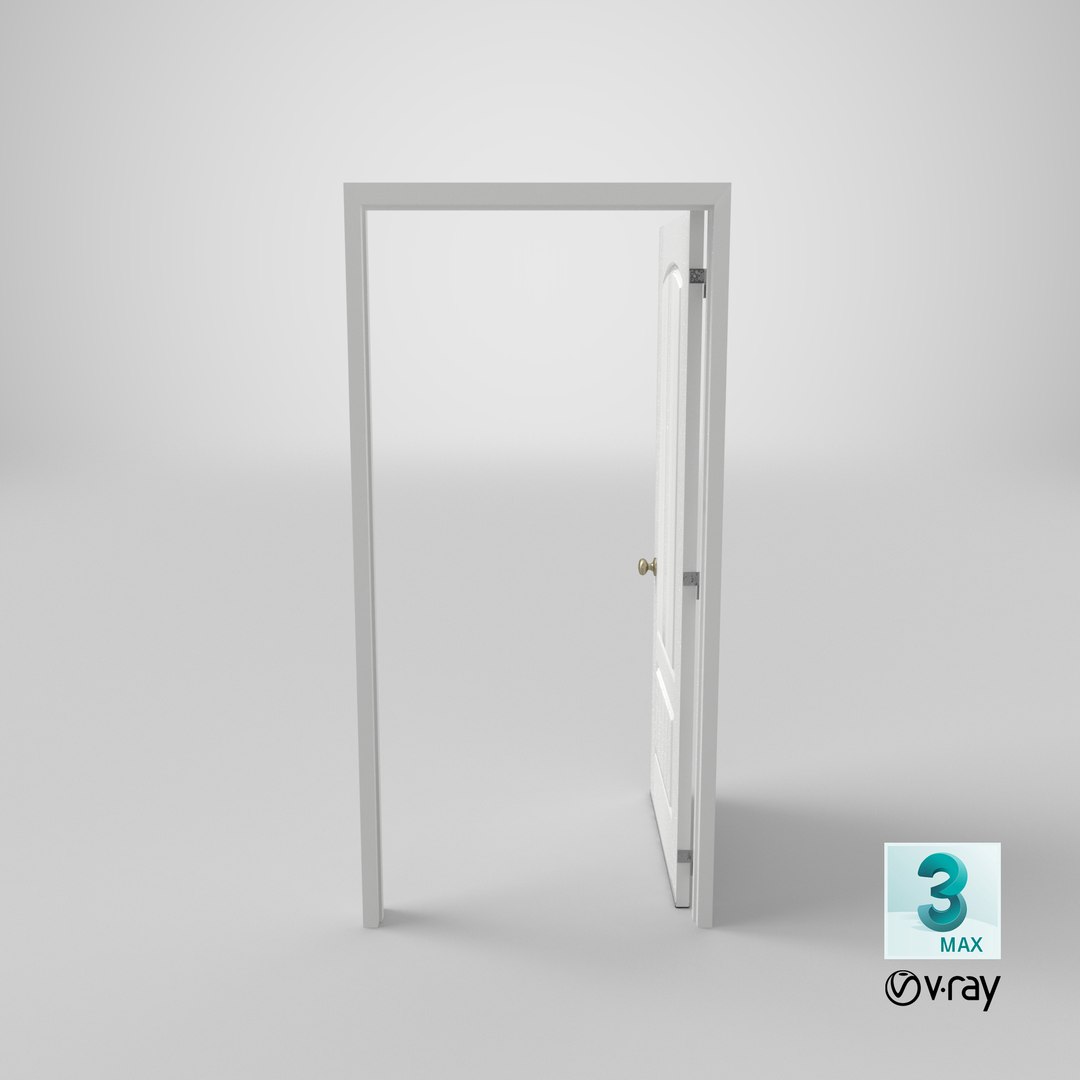 3D Exterior-doors---door-3-open Model - TurboSquid 1246605