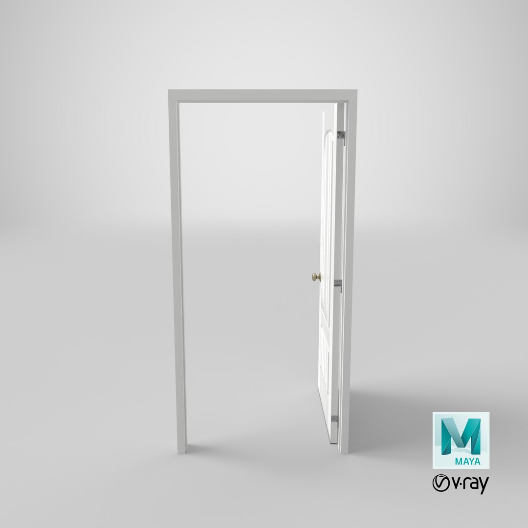 3D Exterior-doors---door-3-open Model - TurboSquid 1246605