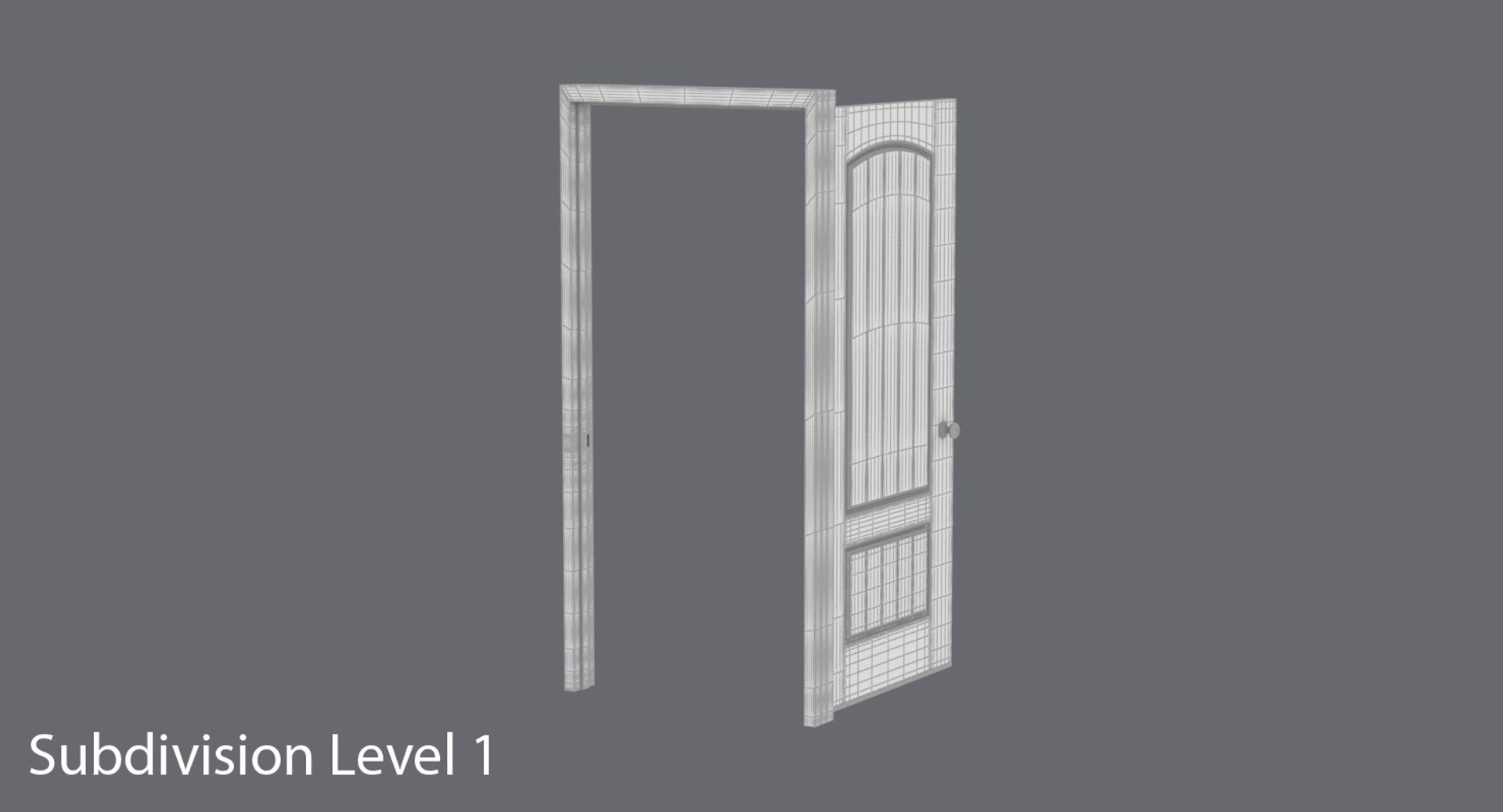 3D Exterior-doors---door-3-open Model - TurboSquid 1246605