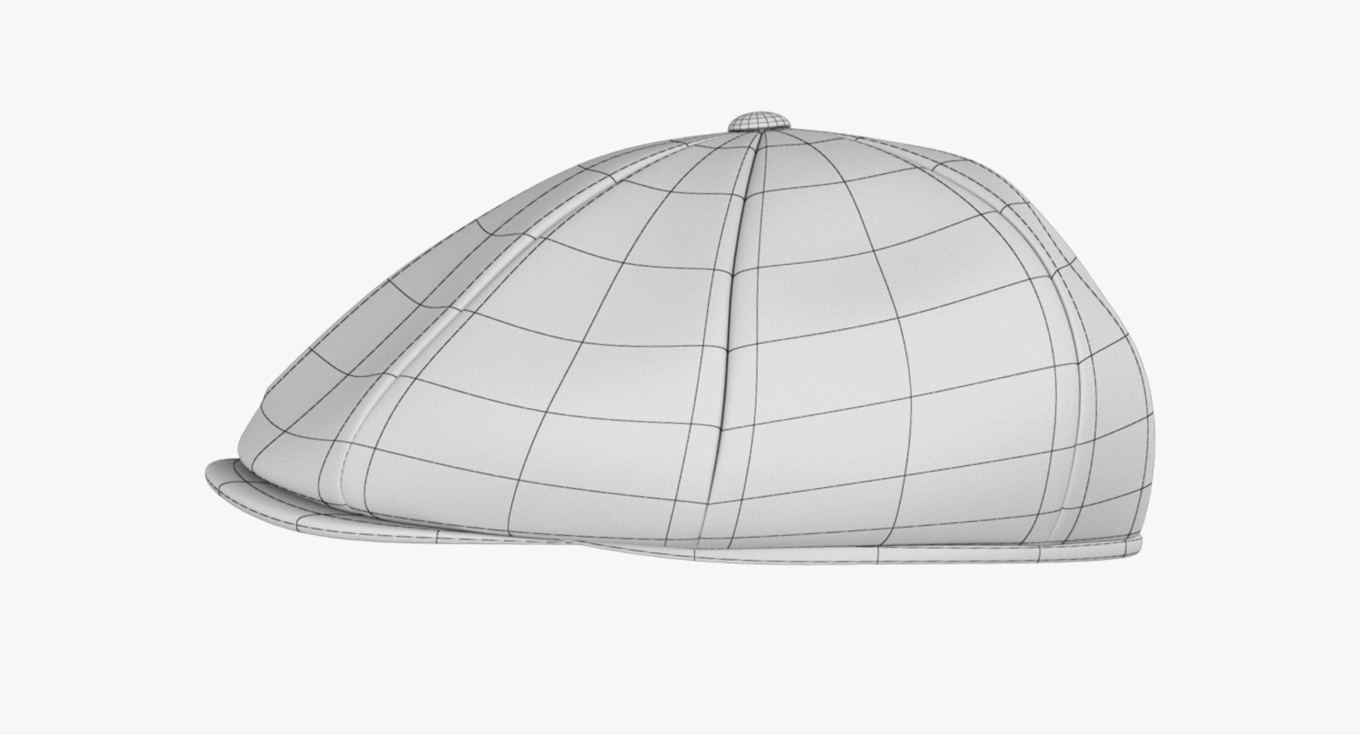 3D Newsboy Cap - TurboSquid 1376333