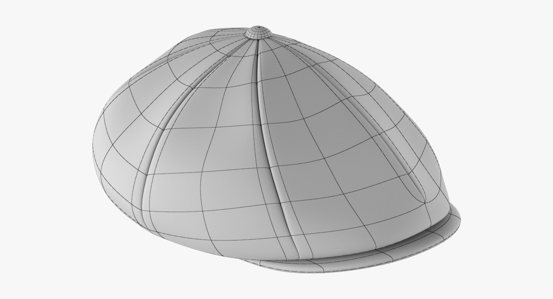 3D Newsboy Cap - TurboSquid 1376333