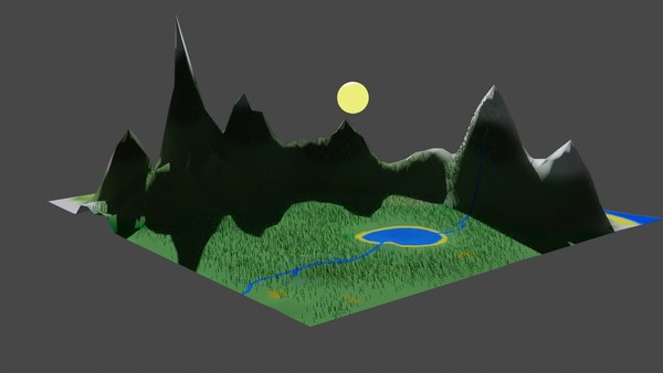 Cool landscape 3D model - TurboSquid 2014150