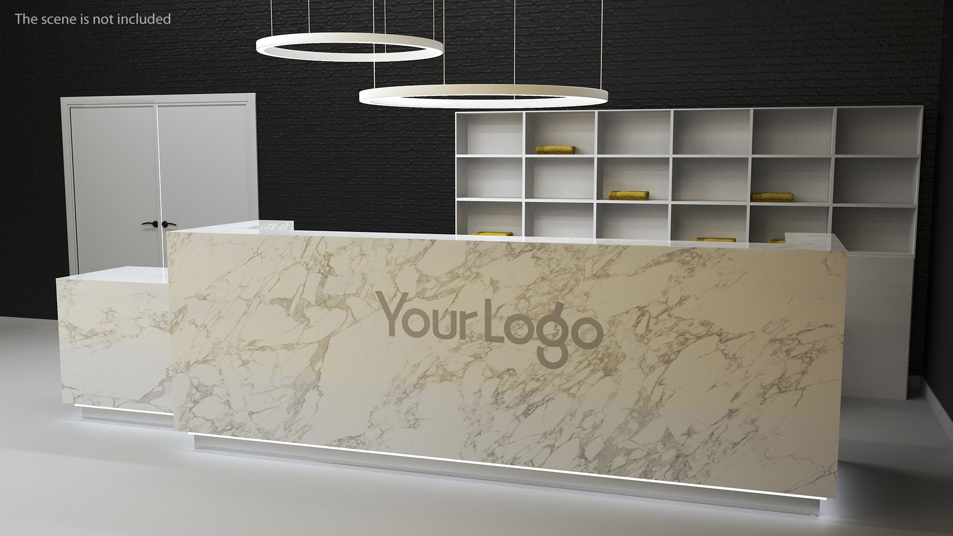 3D Reception Desk Modern - TurboSquid 2052609
