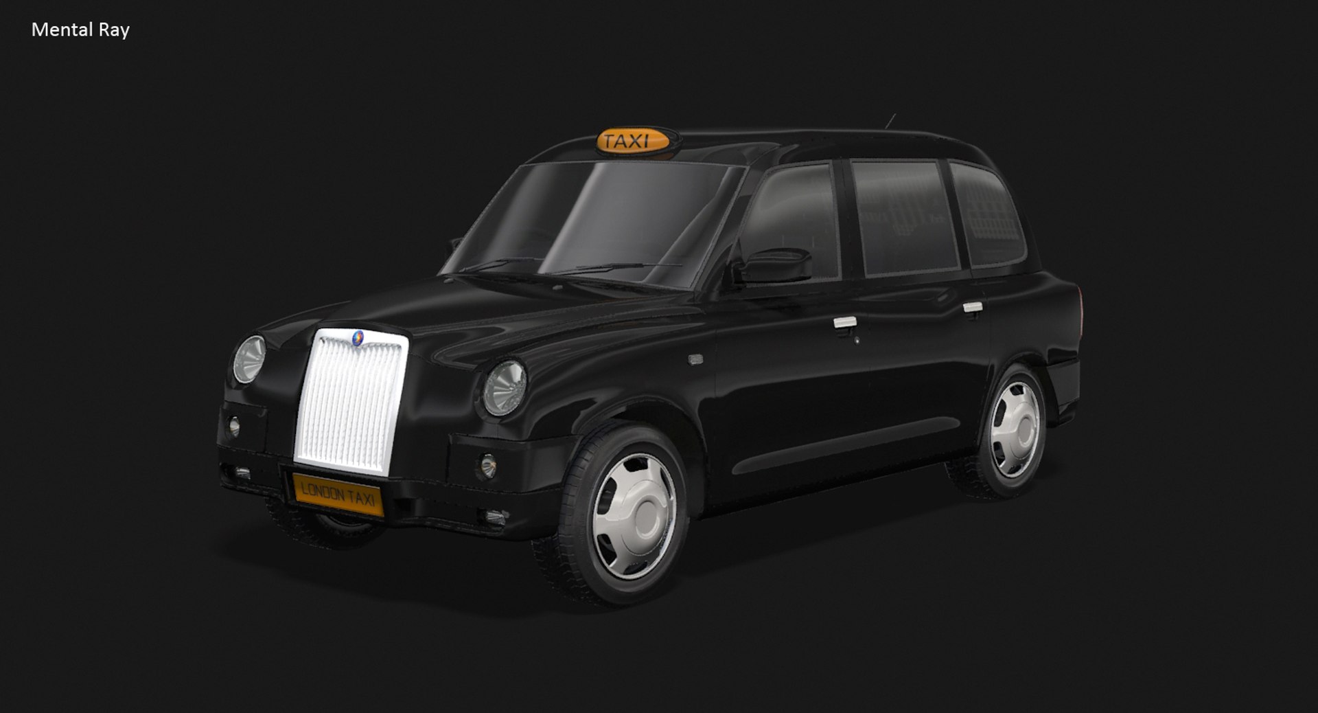 3d Model London Tx4 Taxi