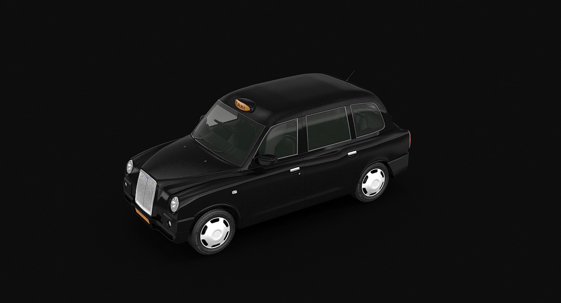 3d Model London Tx4 Taxi