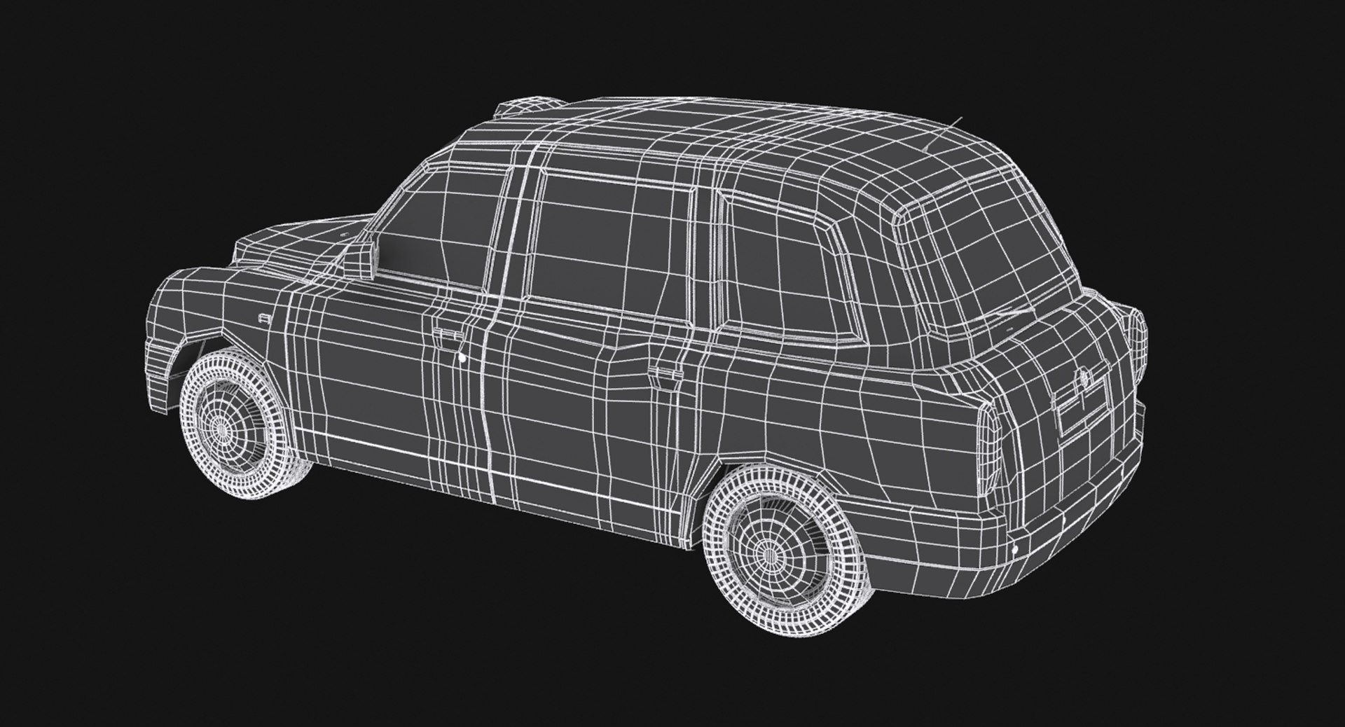 3d Model London Tx4 Taxi