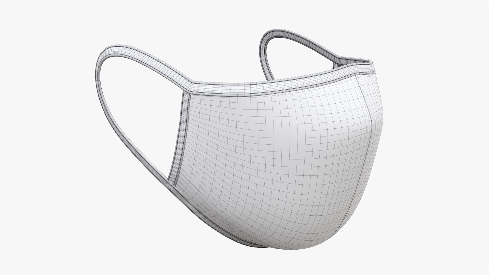 3D Fabric mask 03 - TurboSquid 1716416