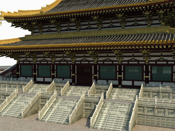 Qingsi Hall of Tang Dynasty 3D model - TurboSquid 1838318