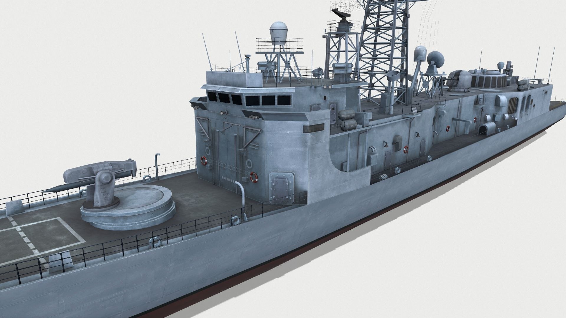 Uss Simpson Ffg-56 3D Model - TurboSquid 1535039