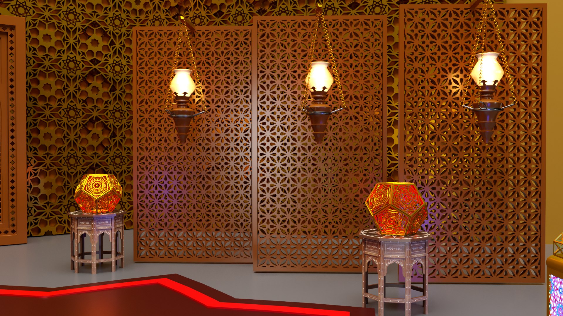 Virtual Islamic Set 3D Model - TurboSquid 1876633