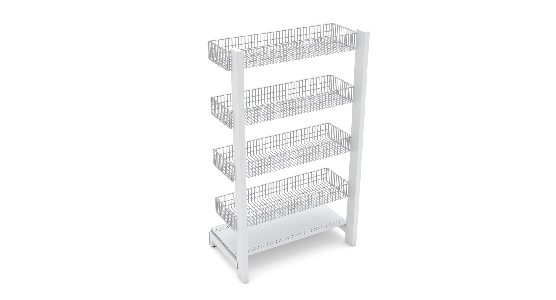 3D Shelving Wire Model - TurboSquid 1365689