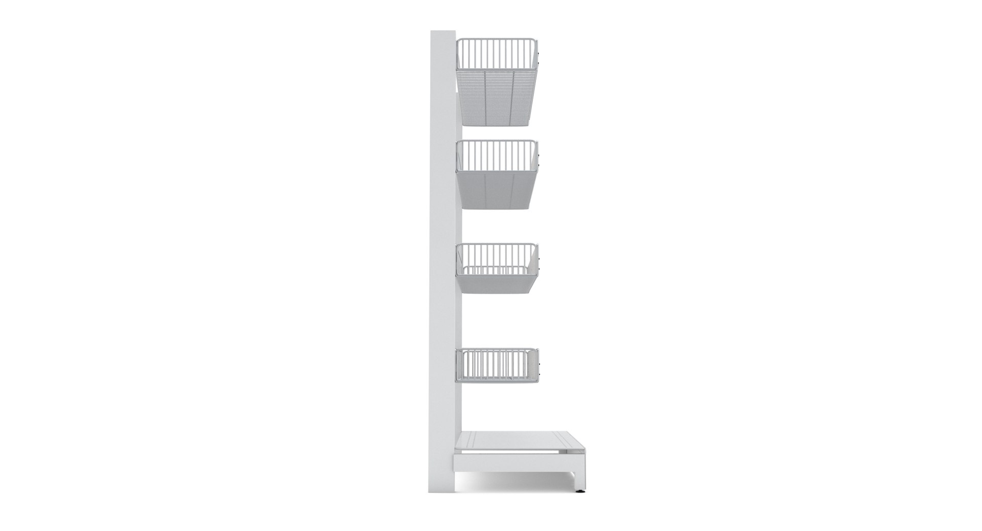 3D Shelving Wire Model - TurboSquid 1365689
