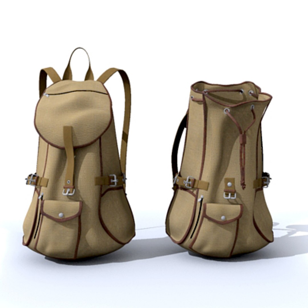 Pack Backpack 3d Max