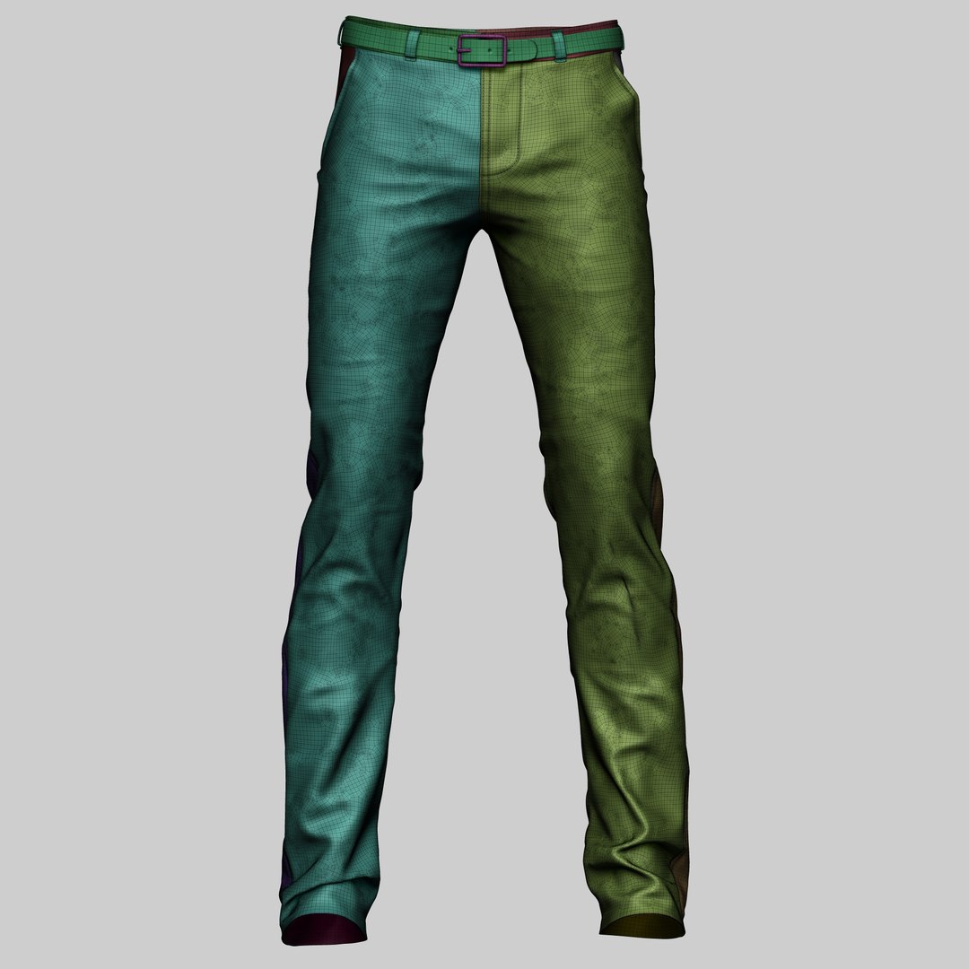 3D Model Pants Clothes - TurboSquid 1340036