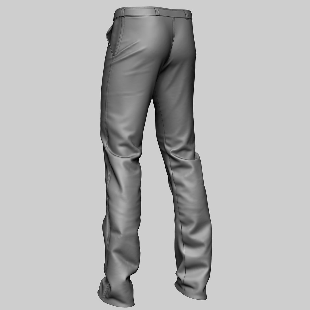 3D Model Pants Clothes - TurboSquid 1340036