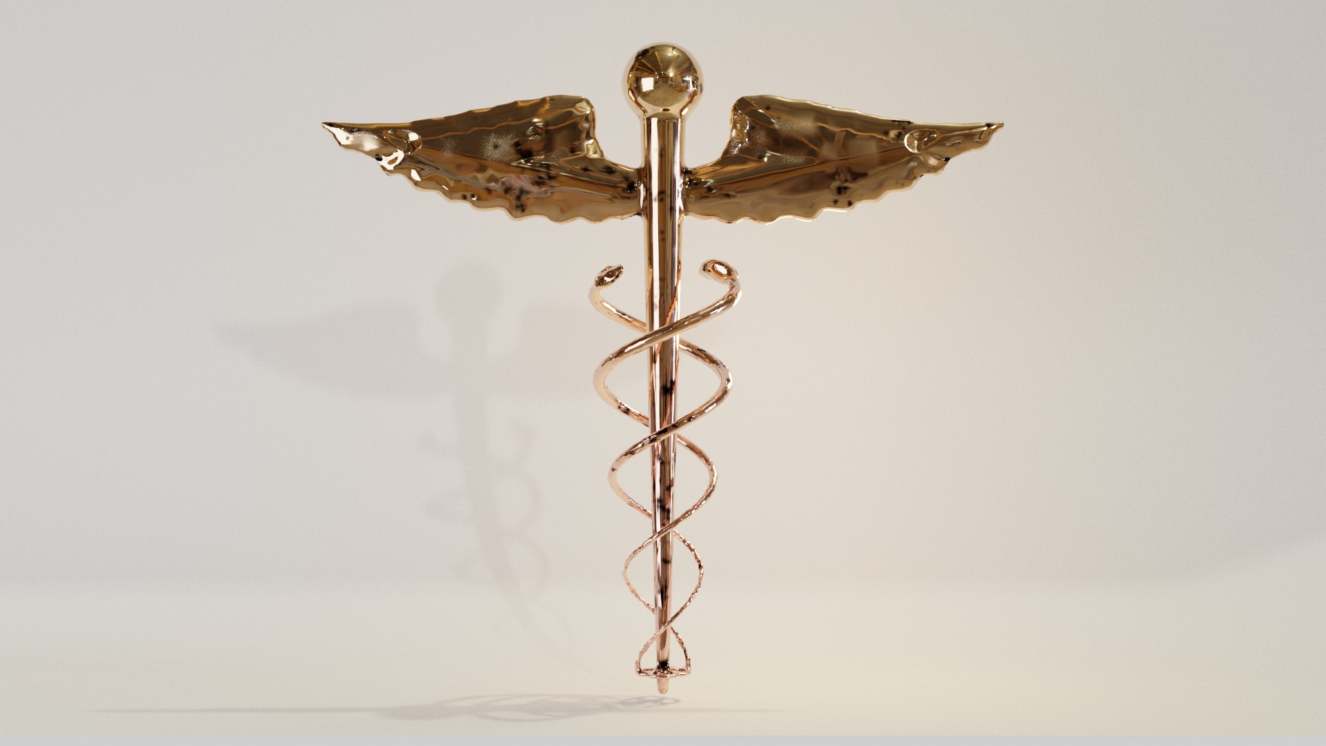 Caduceus - Medicine Staff Symbol Model - TurboSquid 1968996