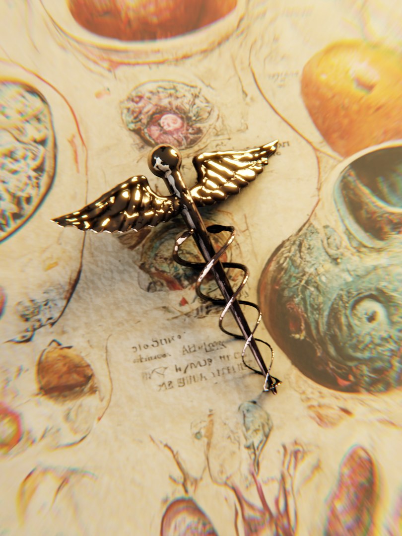 Caduceus - Medicine Staff Symbol Model - TurboSquid 1968996