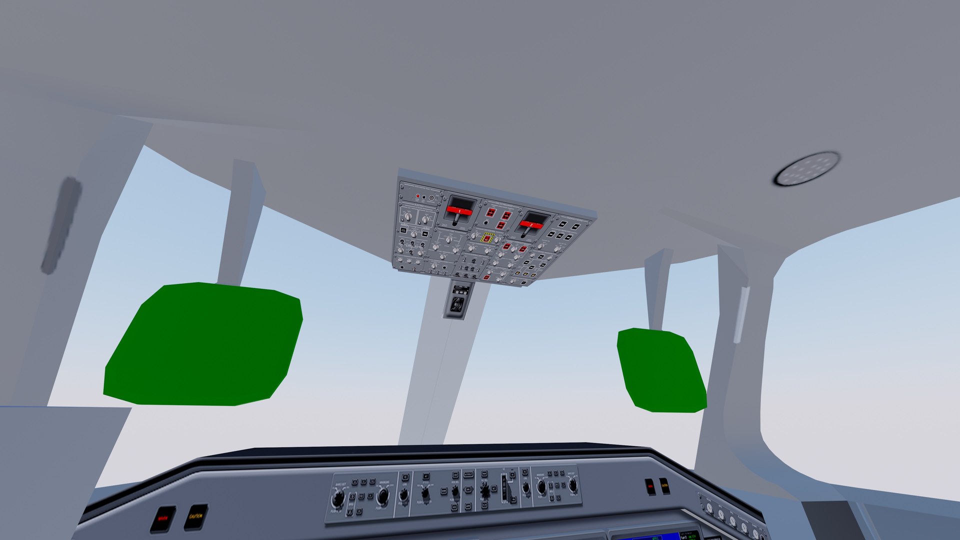 3D Cockpit Embraer 175 E-2 - TurboSquid 1578268