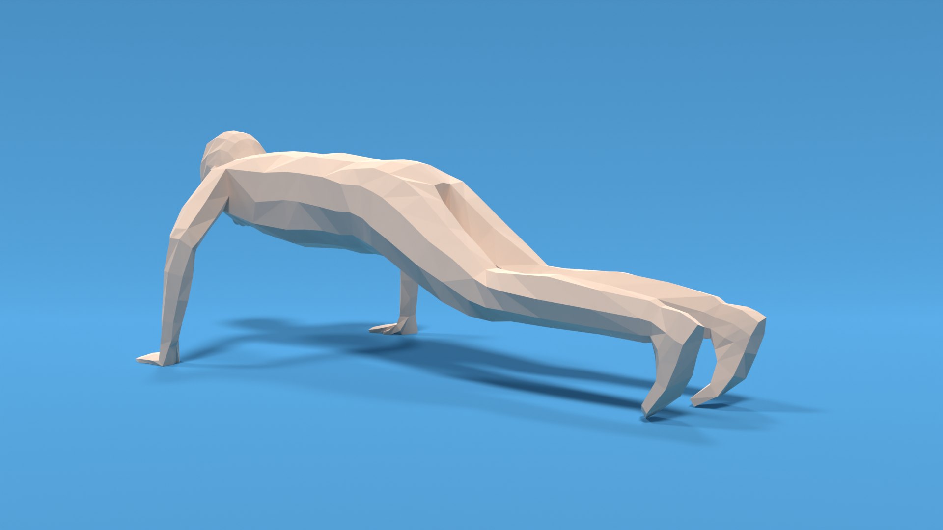 Low Poly Kid Push Up 3D model - TurboSquid 1764902