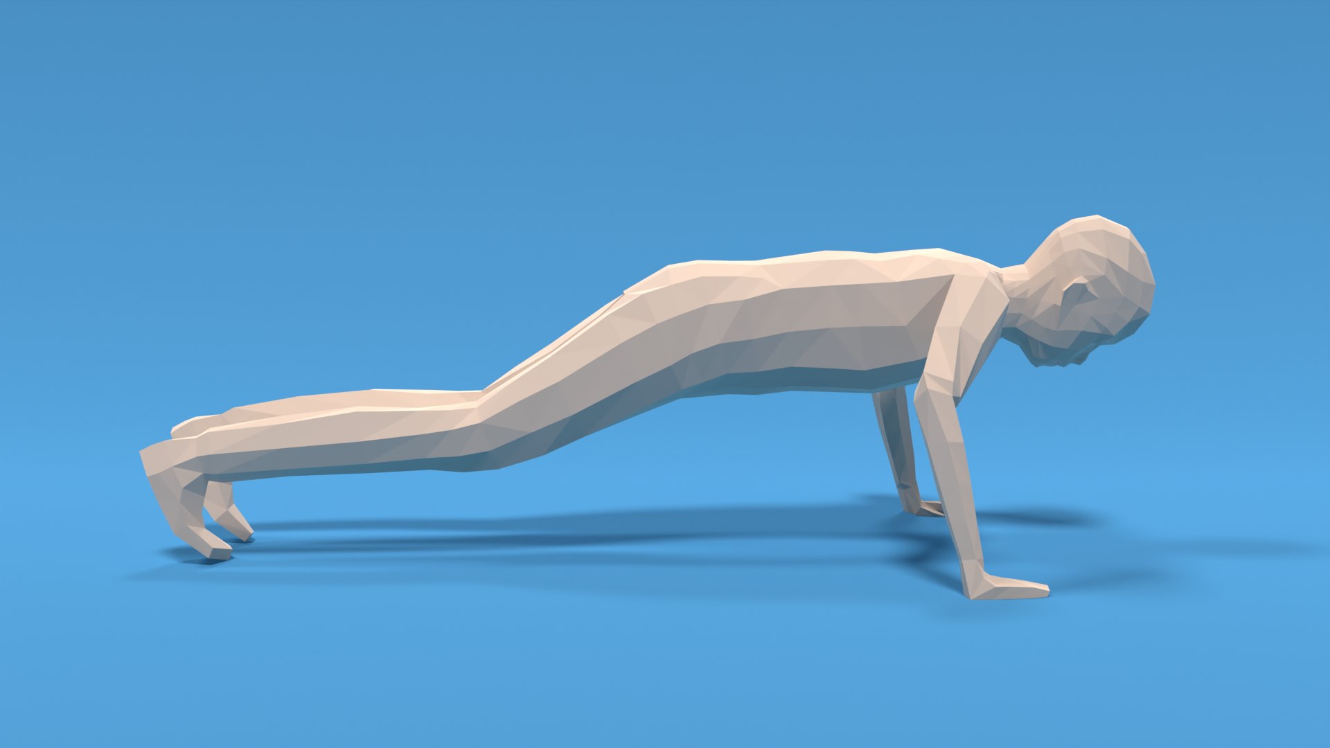 Low Poly Kid Push Up 3D model - TurboSquid 1764902