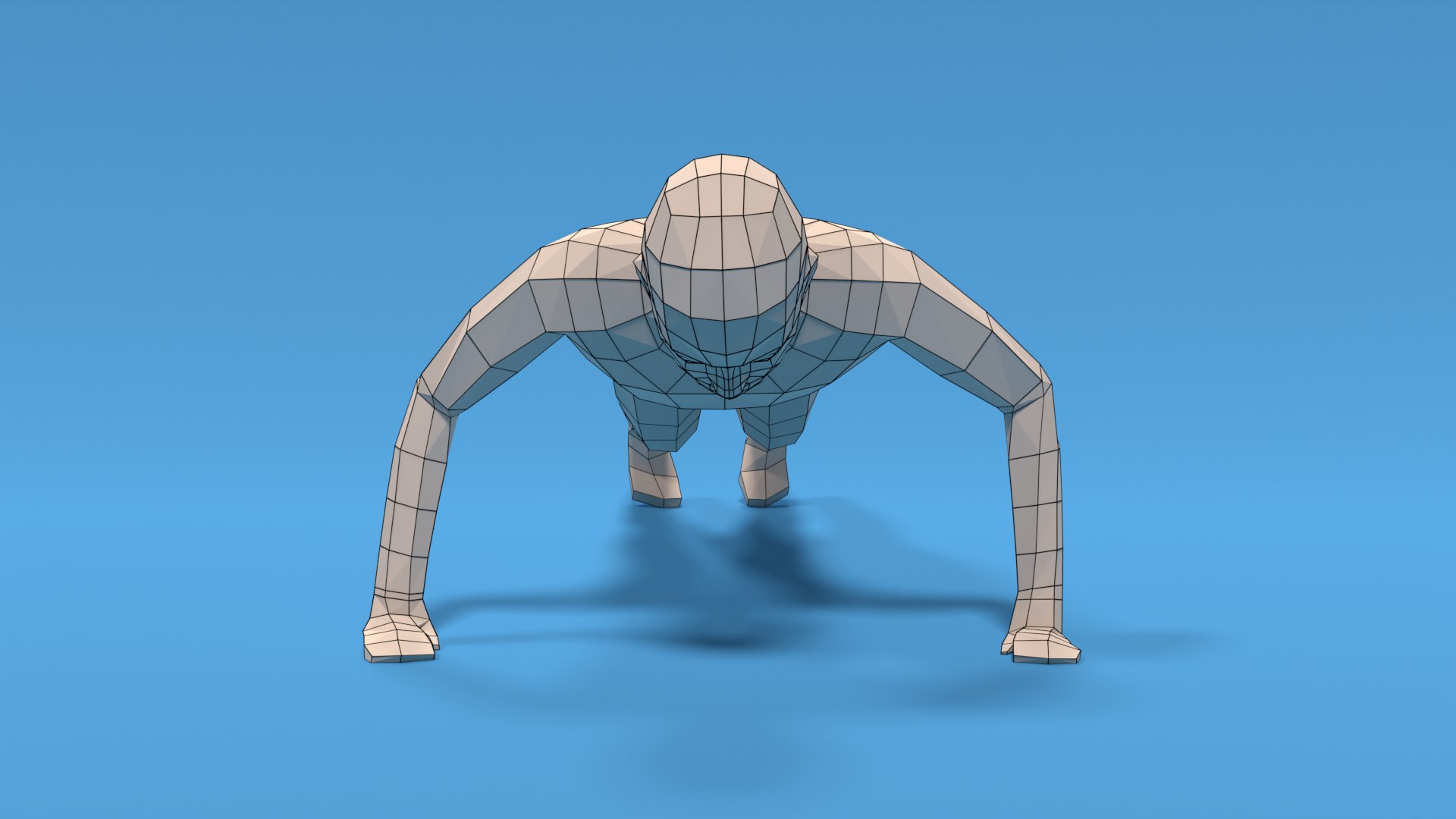 Low Poly Kid Push Up 3D model - TurboSquid 1764902