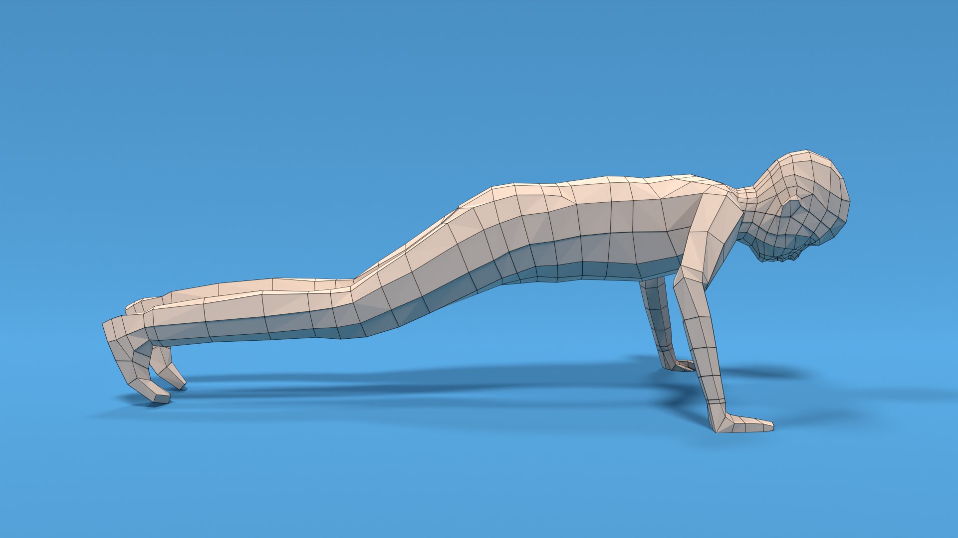 Low Poly Kid Push Up 3D model - TurboSquid 1764902