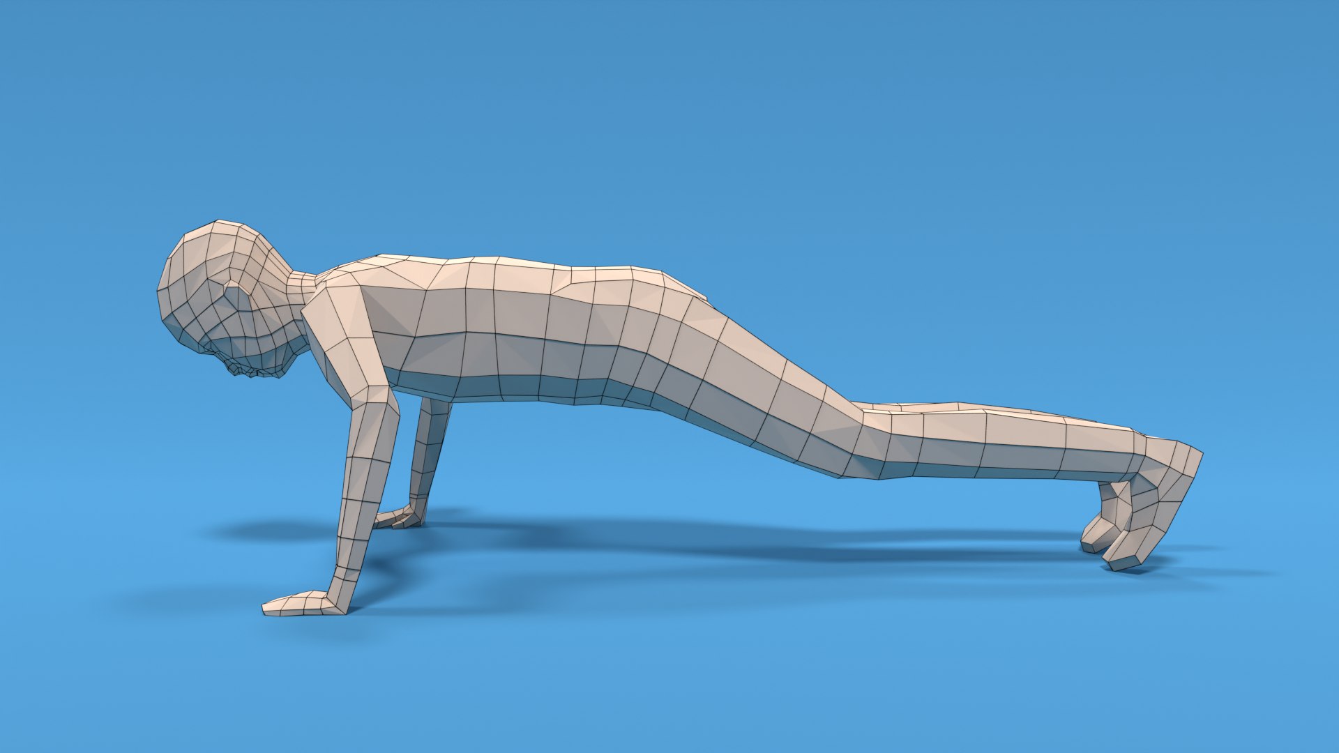 Low Poly Kid Push Up 3D model - TurboSquid 1764902