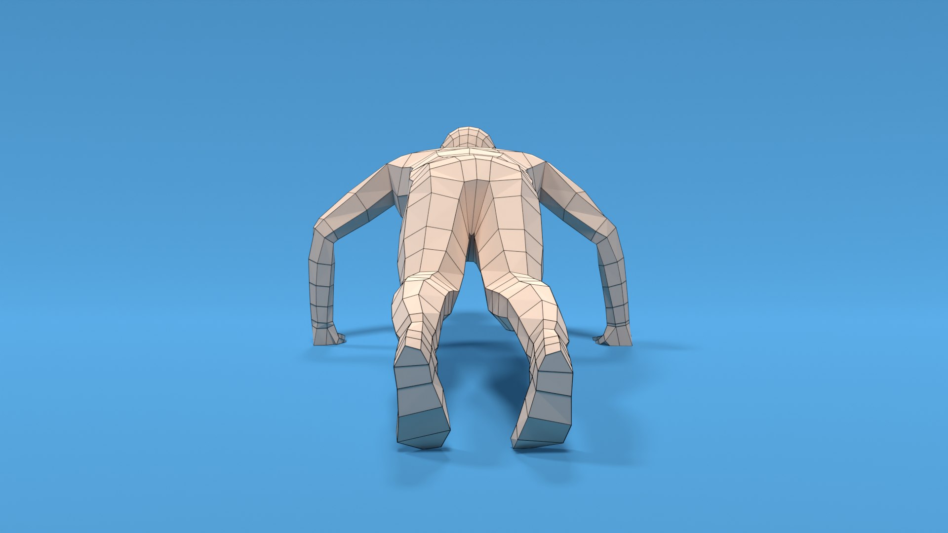 Low Poly Kid Push Up 3D model - TurboSquid 1764902