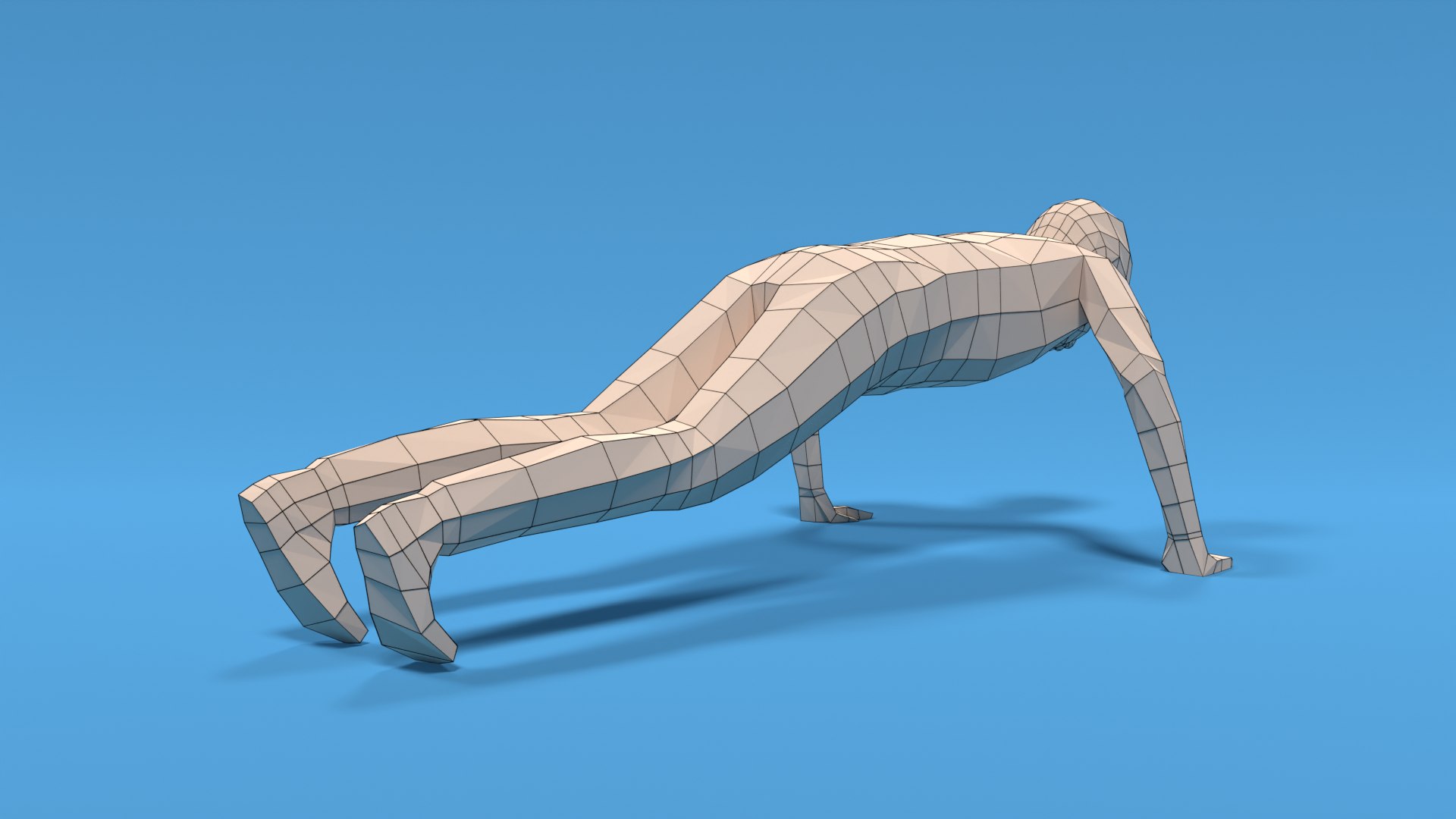 Low Poly Kid Push Up 3D model - TurboSquid 1764902