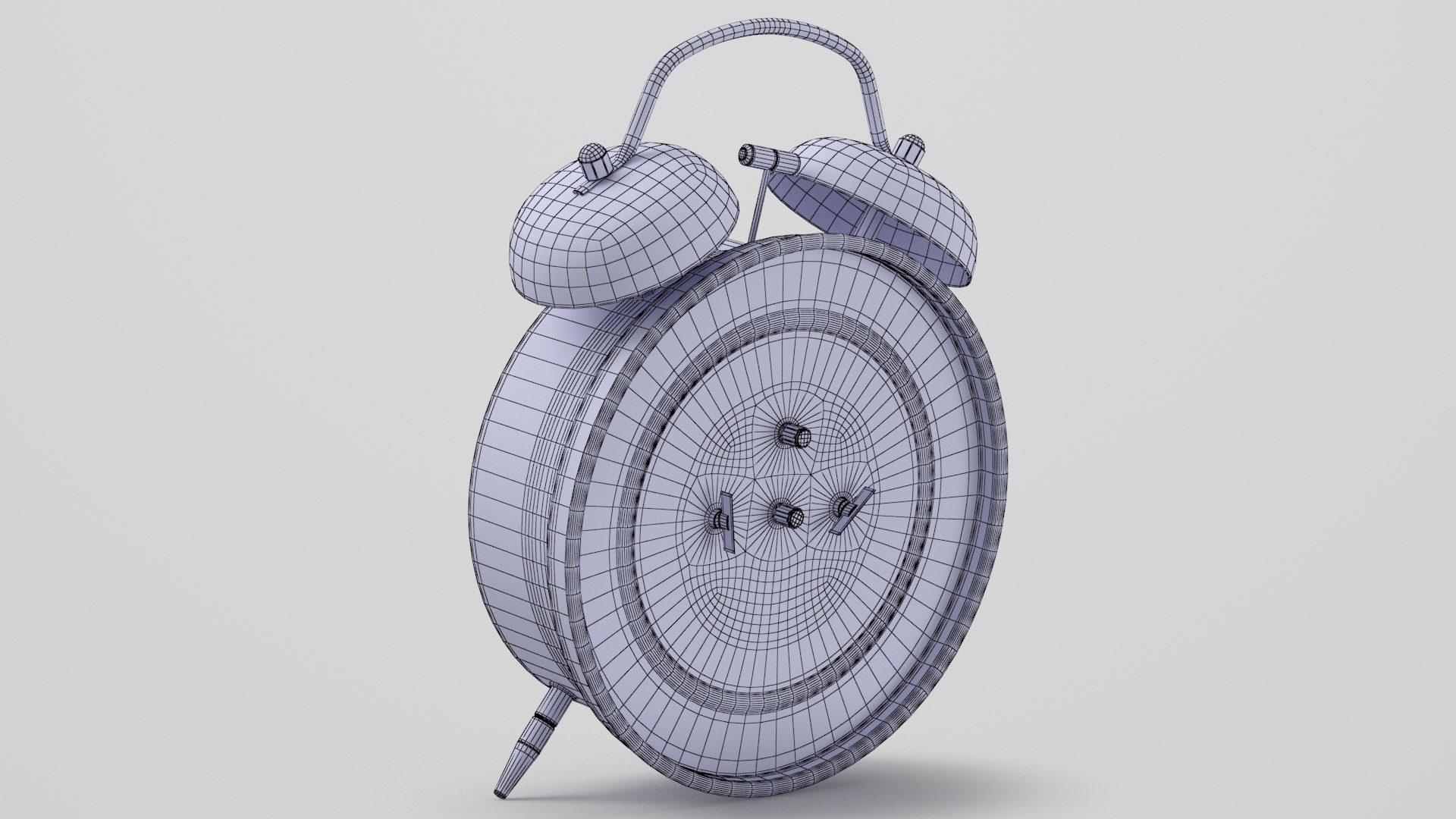 Retro Alarm Clock 08 3D Model - TurboSquid 1948234