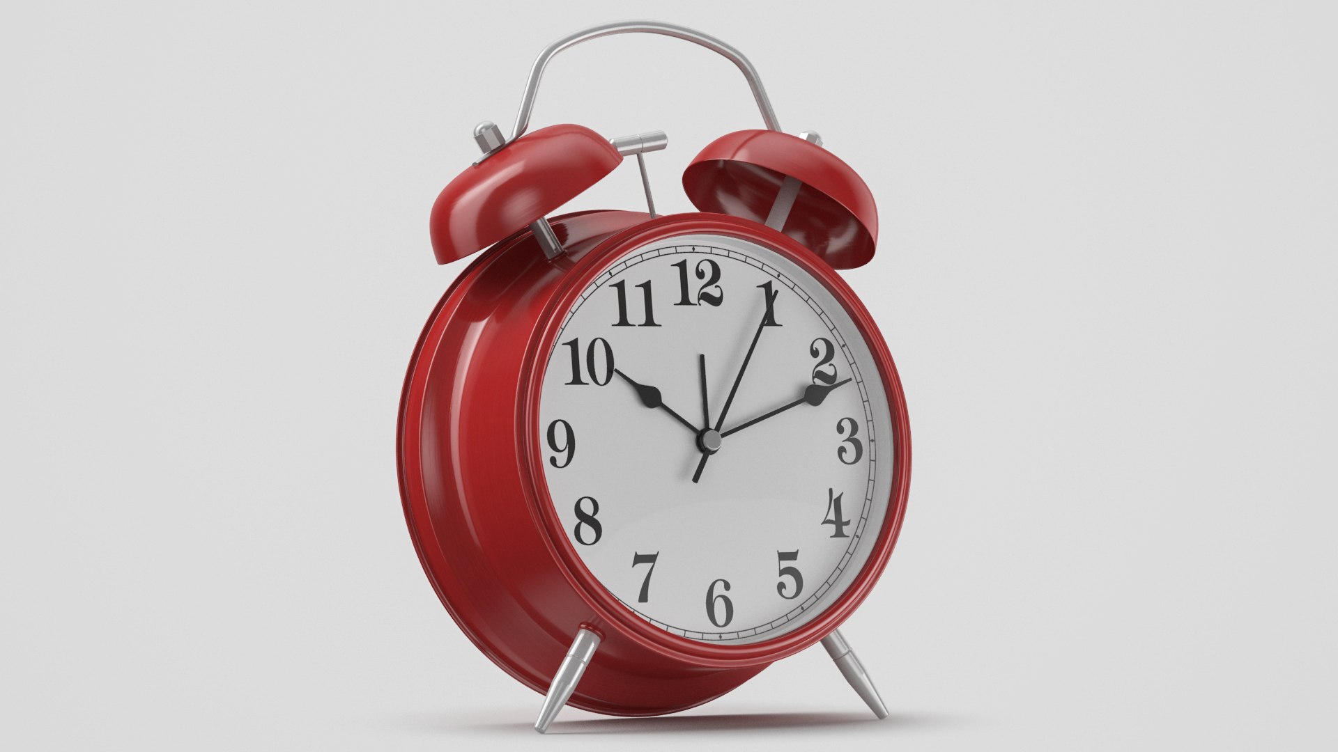 Retro Alarm Clock 08 3D Model - TurboSquid 1948234