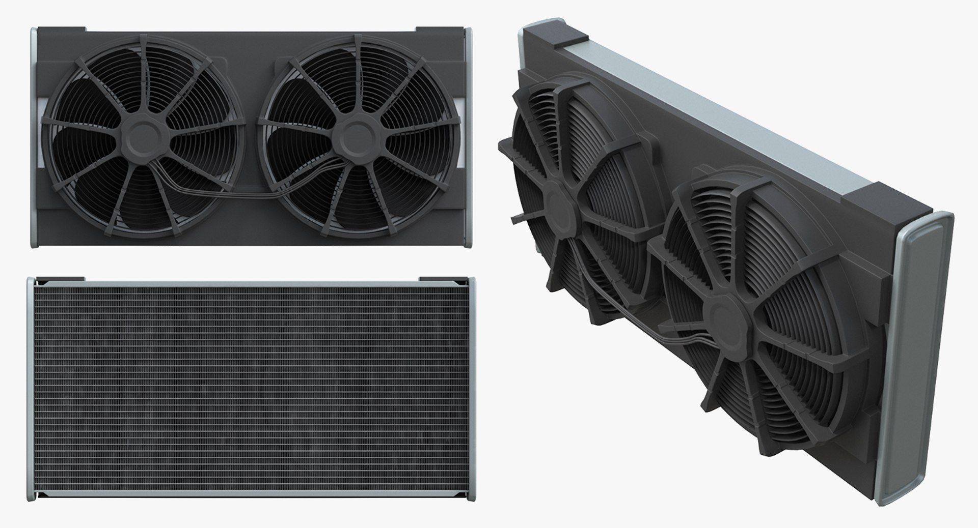 3D Car Radiator Fan - TurboSquid 1428048