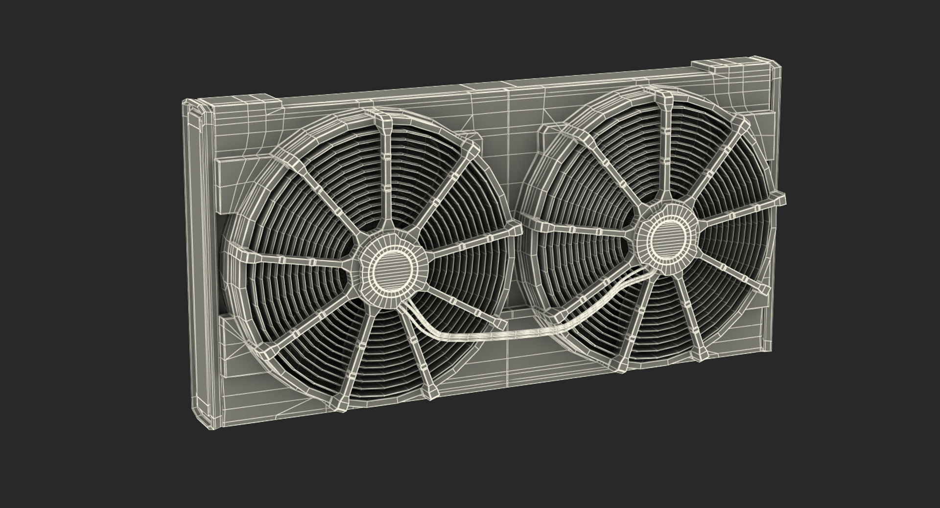 3D Car Radiator Fan - TurboSquid 1428048