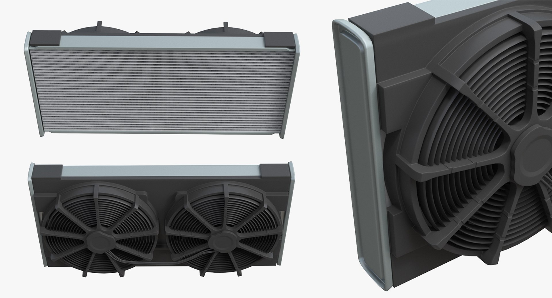 3D Car Radiator Fan - TurboSquid 1428048