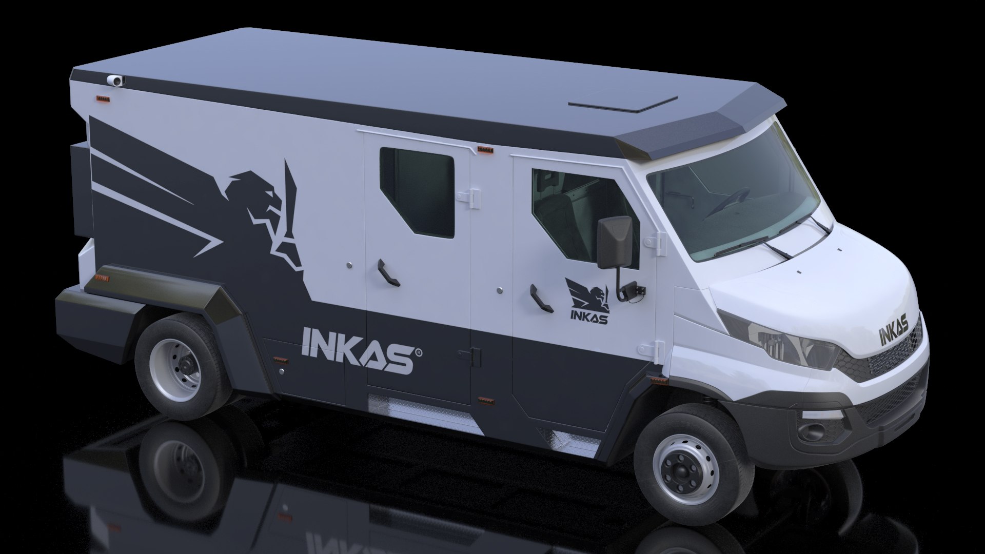 3D Iveco Daily 6 INKAS Armored Vehicle model - TurboSquid 1987087
