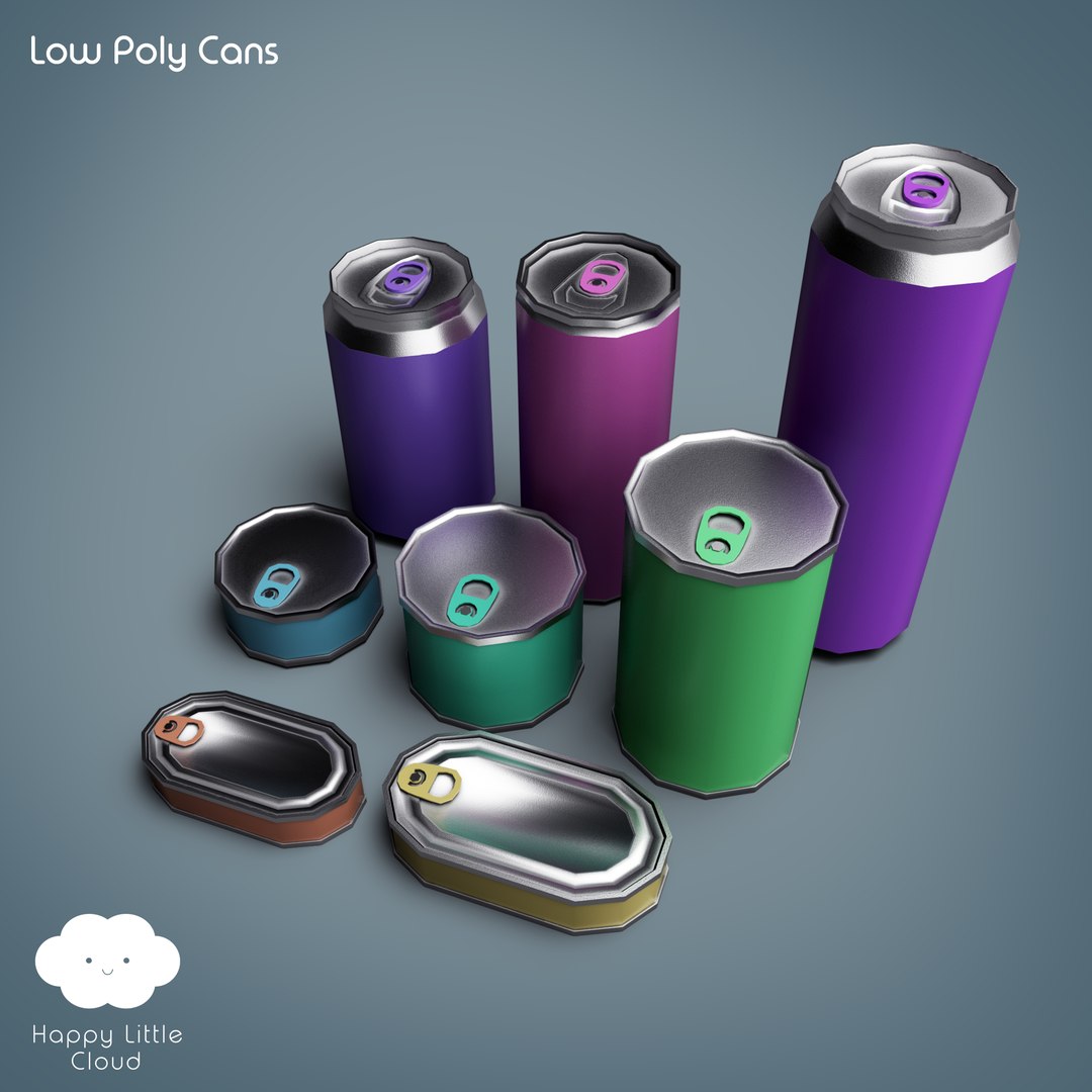 3D Pbr Tin Pack - TurboSquid 1344470