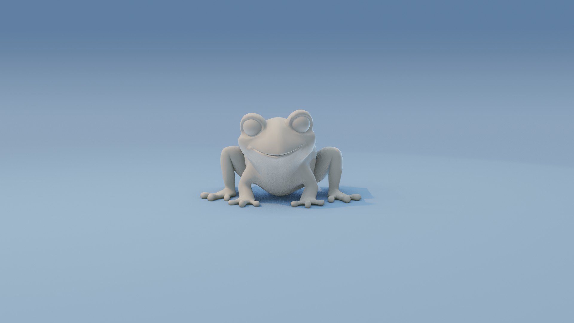 3D Cartoon Frog Animated And Rigged Base Mesh 3D Model - TurboSquid 2085997