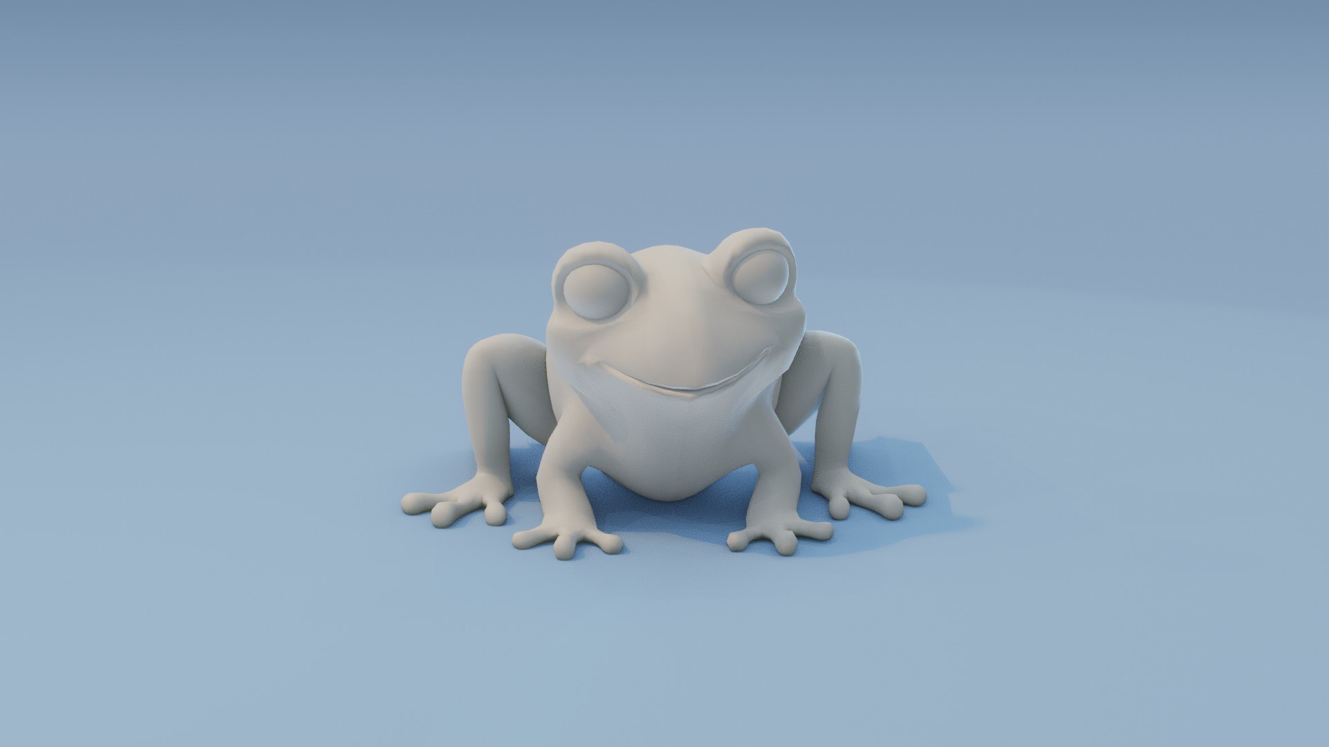 3D Cartoon Frog Animated and Rigged Base Mesh 3D Model - TurboSquid 2085997