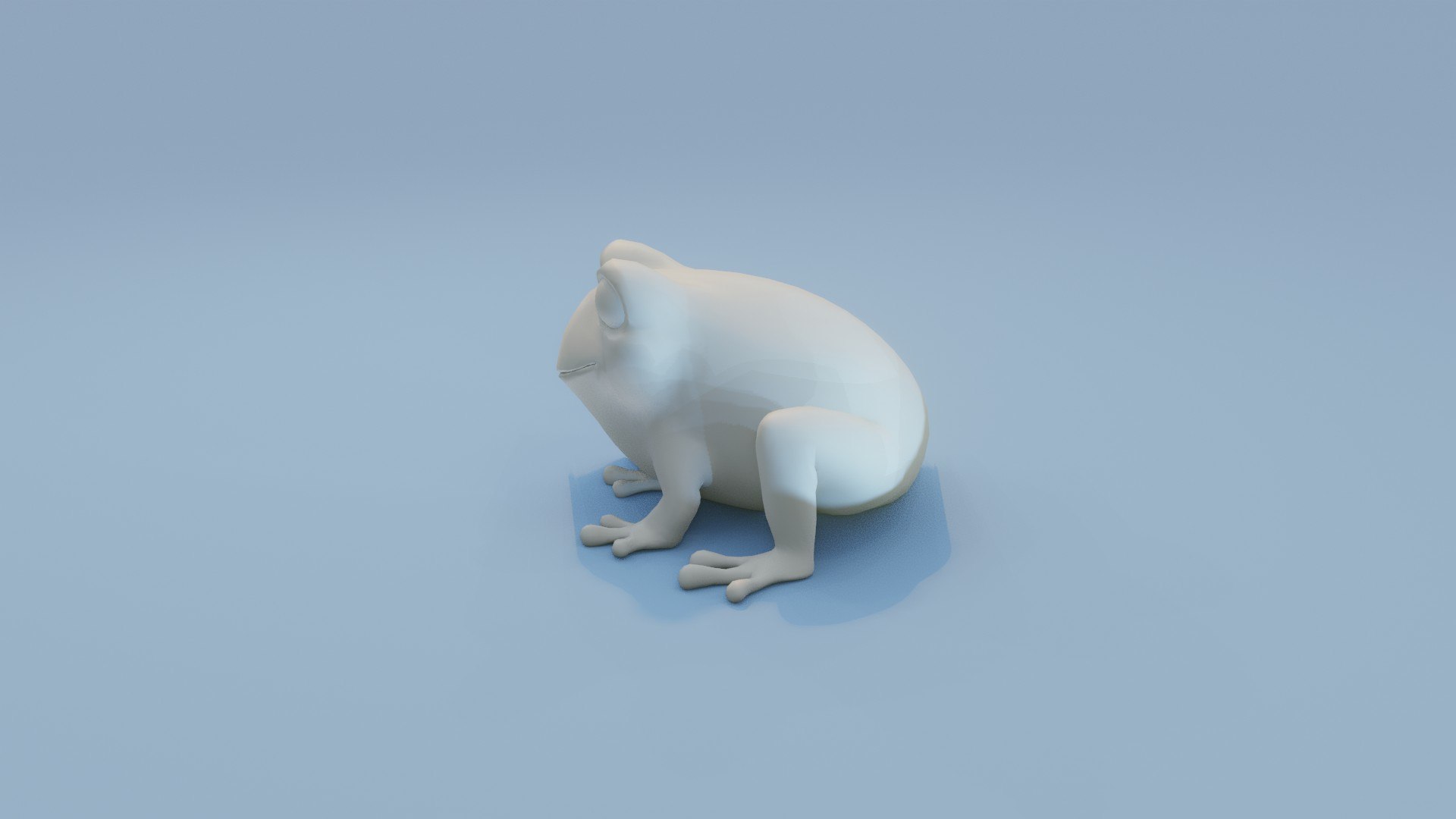 3D Cartoon Frog Animated And Rigged Base Mesh 3D Model - TurboSquid 2085997