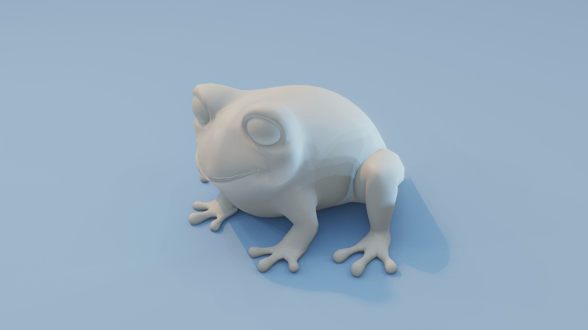 3D Cartoon Frog Animated And Rigged Base Mesh 3D Model - TurboSquid 2085997