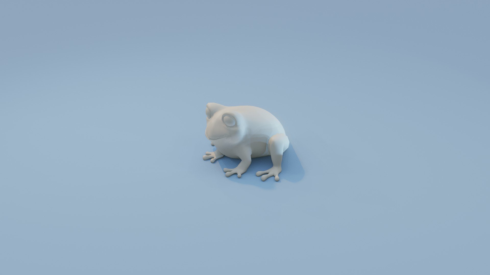 3D Cartoon Frog Animated And Rigged Base Mesh 3D Model - TurboSquid 2085997