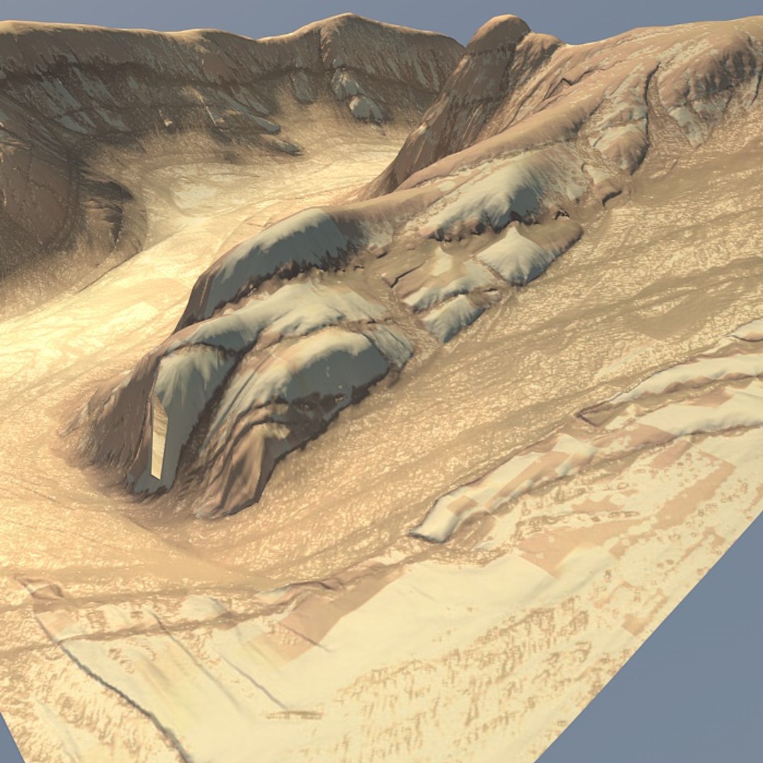 Canyon Maps Terrain 3d Obj